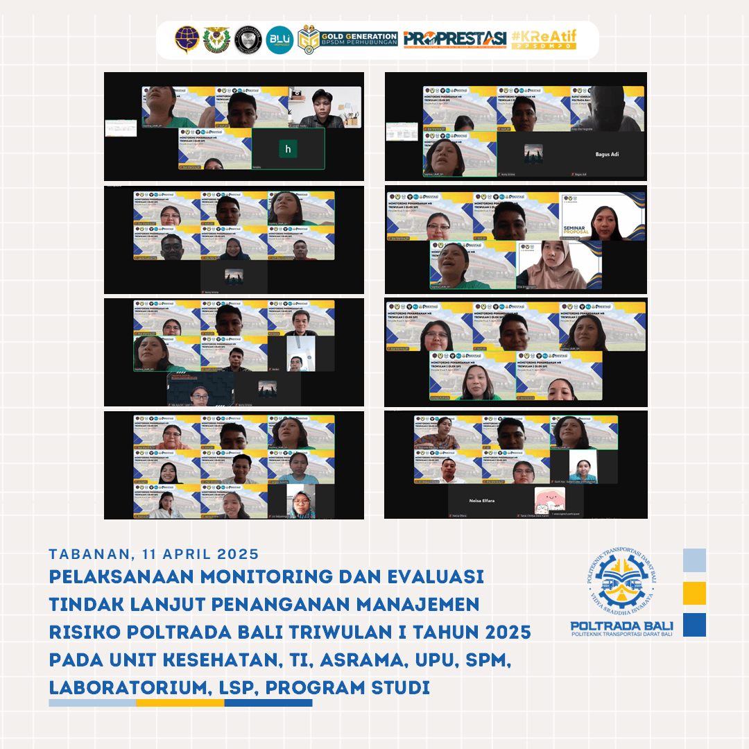 Pelaksanaan Monitoring dan Tindak Lanjut Penanganan Manajemen Risiko ...