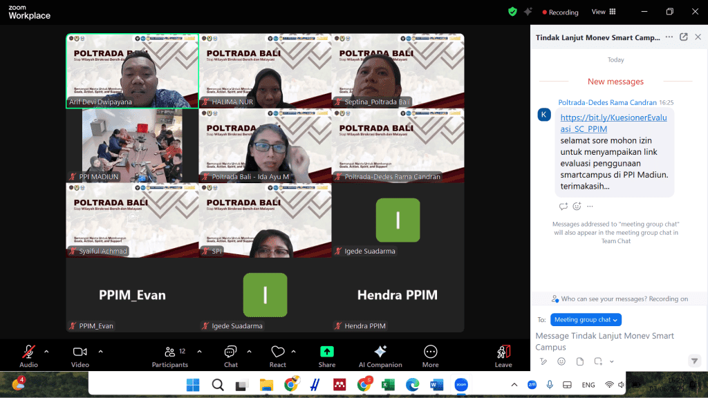 Monitoring dan Evaluasi Replikasi Inovasi SmartCampus WBBM PPI Madiun ...